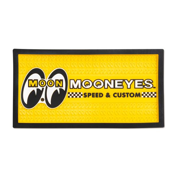 MOON Rubber Trayムーン ラバー トレイMOON アイシェイプ ロゴと MOONEYES SPEED &amp; CUSTOM とデザインされ、立体感のあるレイズドアイシェイプの総柄デザインが目を引くラバートレイ。車や家の鍵、...