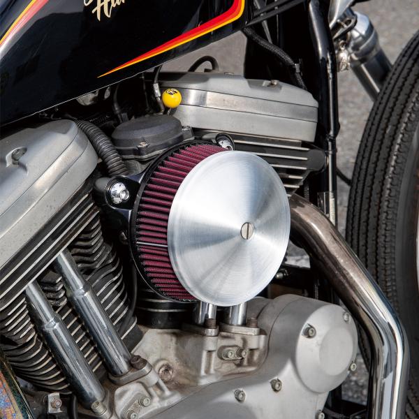 MOON 5.5" Air Cleaner Coverムーン 5.5" エアー クリーナー カバーS&amp;S製 STEALTH AIR CLEANER に装着できる MOON DISC エアー クリーナー カバーです。 MQQN ロゴの...