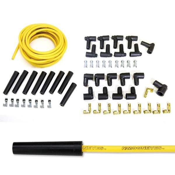 ムーン スパーク プラグ ワイヤー セット ストレート - Taylor Vertex製＜画像左＞テイラー社製プラグワイヤーセットは磨き上げられたモーターに栄える、8mmのSpiro Pro（スパイロ プロ）。V8はもちろんV6、国産車と幅...