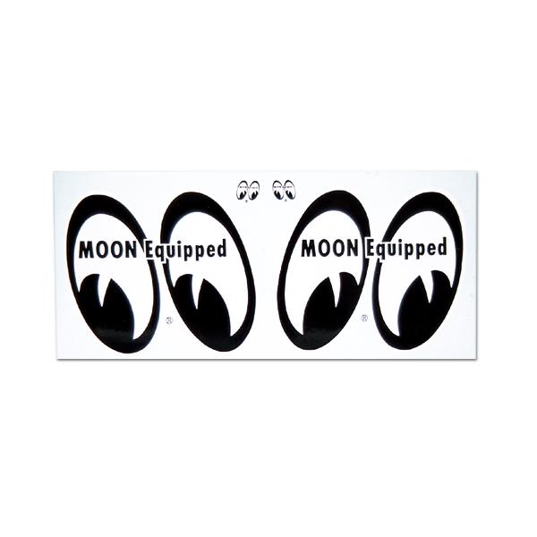 MOON Equipped 4eyes Sticker ムーン イクイップド 4 アイズ ステッカームーンアイズよりも少し不良テイストの濃い MOON Equipped のステッカー。気を引き締めたいモーターサイクルやヘルメットにベストマッ...