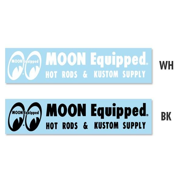 MOON Equipped Logo Stickerムーン イクイップド ロゴ ステッカーMOON Equipped ロゴの入った Traditional デザインのシンプルな抜きステッカーです。愛車やモーターサイクルだけではなく、パソコン...