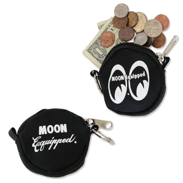 MOON Equipped Round Coin Caseムーン イクイップド ラウンド コインケースちょっとした小銭を収納するのに丁度いいサイズのラウンド型コインケースです。正面にはムーン イクイップド のロゴ、バックにはムーン イクイッ...