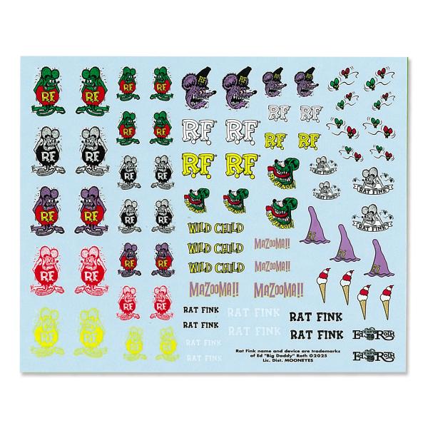 Rat Fink Assorted Sticker Setラット フィンク アソーテッド ステッカー セット定番の Standing Rat Fink、Face、MAZOOMA!!、Skull Fly など Rat Fink 人気デザインが...