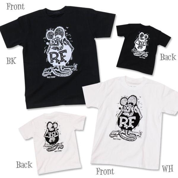 Rat Fink Mono T シャツモノクロのスタンディング ラット フィンク。Rat Fink T-Shirts の中でも一番オーソドックスな一枚。クラシカルな雰囲気で、定番中の定番です。