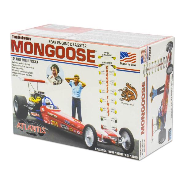 1/24 Tom McEwen's Mongoose Dragster Plastic Model Kit1/24 トム マキューエンズ マングース プラスチック モデル キット心おきなくオリジナルで仕上げる事も出来るキットになっているので...