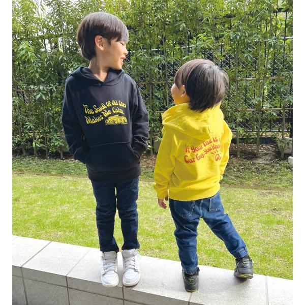Old Cars Kids Hoodieオールド カーズ キッズ フーディー“The Smell Of Old Cars Makes Me Calm”“If Your Dad Is A Car Guy. You Know It”カーガイのお...
