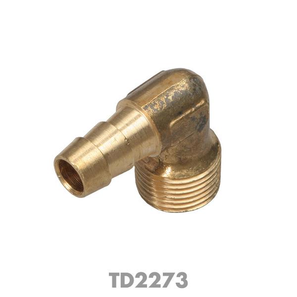 90度 ブラス フュエル フィッティング90 deg. Fuel Hose Fitting; 3/8" NPT to 1/2" I.D.- BRASS真鍮製のフィッティング。 3/8インチ NPT to 1/2インチ一個売り