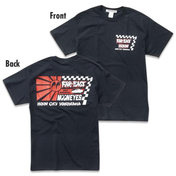 FAR-EAST MOON T-shirtsファー イースト ムーン TシャツS-XLサイズ 3,960円(3,600円)、XXL サイズ 4,840円(4,400円)、XXXL サイズ 5,720円(5,200円)チェッカーと赤い太陽がブ...