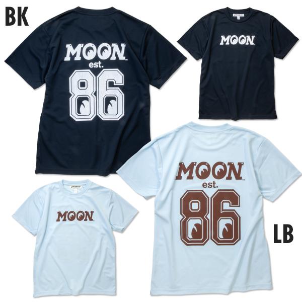 MOON 86 Speed Dry T-shirtムーン 86 スピード ドライ TシャツS-XLサイズ3,300円(3,000円)、XXL サイズ 3,850円(3,500円)MOONEYES JAPAN が設立された1986年の "86...