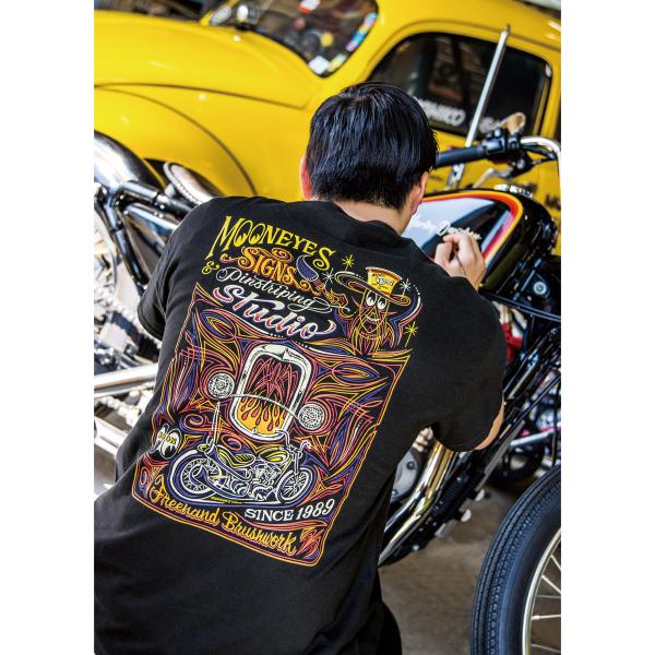 MOON Signs &amp; Pinstriping Studio T-shirtムーン サイン &amp; ピンストライピング ステューディオ TシャツS-XLサイズ 5,280円(4,800円)、XXL サイズ 6,160円(5,6...