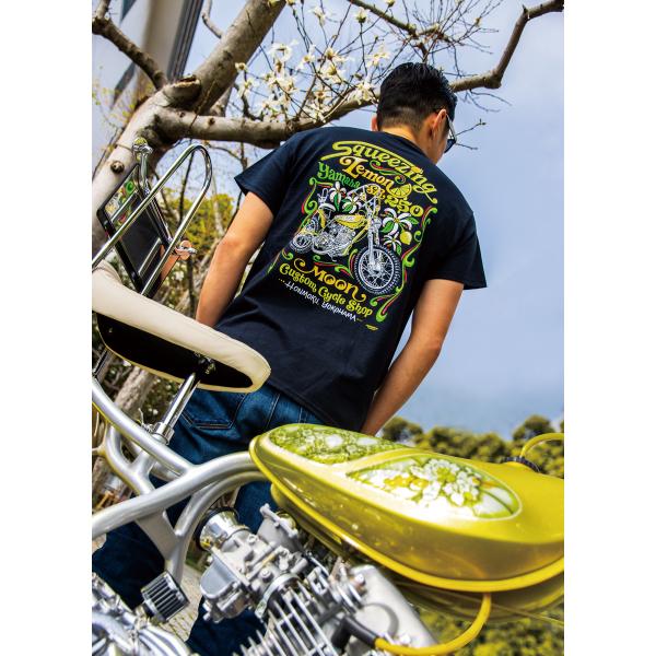 MCCS Squeezing Lemon T-shirtMCCS スクイージング レモン TシャツS-XLサイズ 5,280円(4,800円)、XXL サイズ 6,160円(5,600円)MOON Custom Cycle Shop (MC...