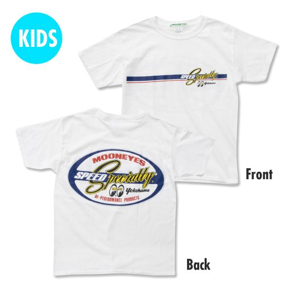 Kids &amp; Ladies MOONEYES SPEED SPECIALTY T-Shirtキッズ &amp; レディース ムーンアイズ スピード スペシャルティー Tシャツスピード感あふれるデザインが人気のスピードスペシャリティー...