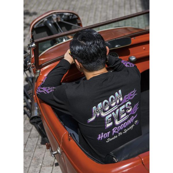 MOONEYES Hot Rodding Long Sleeve T-shirtムーンアイズ ホット ロッディング ロング スリーブ TシャツS〜XL 6,930円(6,300円)、XXL 7,810円(7,100円)HOT ROD CUS...