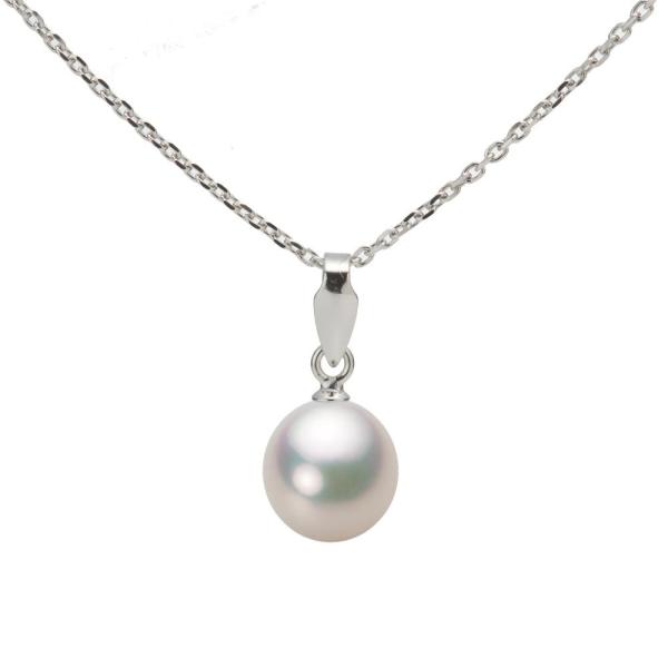 あこや真珠 7.0mm アコヤ 真珠 ペンダント トップ K18WG ホワイトゴールド レディース HA00070D11CW0U188W-T ムーンレーベル moonlabel真珠とK18WG（ホワイトゴールド）だけのシンプルなペンダント。...