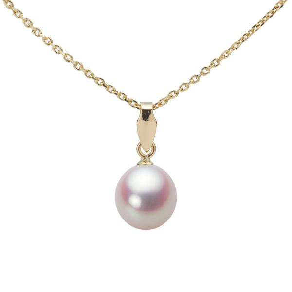 あこや真珠 7.0mm アコヤ 真珠 ペンダント トップ K18 イエローゴールド レディース HA00070D11WPNU5Y00-T ムーンレーベル moonlabel真珠とK18YG（イエローゴールド）だけのシンプルなペンダント。【パ...