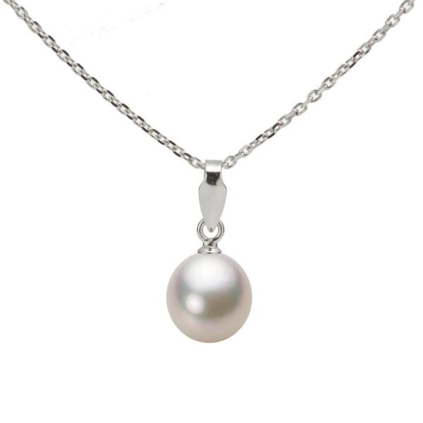 あこや真珠 7.0mm アコヤ 真珠 ペンダント トップ K18WG ホワイトゴールド レディース HA00070D13CW0U188W-T ムーンレーベル moonlabel真珠とK18WG（ホワイトゴールド）だけのシンプルなペンダント。...