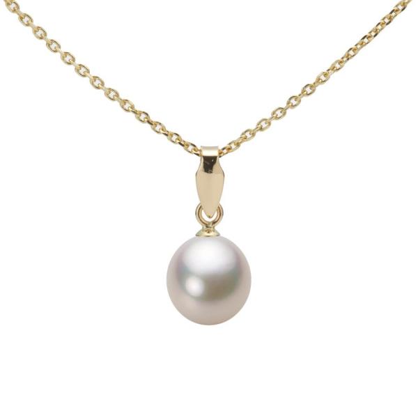 あこや真珠 7.0mm アコヤ 真珠 ペンダント トップ K18 イエローゴールド レディース HA00070D13CW0U5Y00-T ムーンレーベル moonlabel真珠とK18YG（イエローゴールド）だけのシンプルなペンダント。【パ...