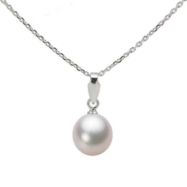 あこや真珠 7.0mm アコヤ 真珠 ペンダント トップ K18WG ホワイトゴールド レディース HA00070D13WPGU188W-T ムーンレーベル moonlabel真珠とK18WG（ホワイトゴールド）だけのシンプルなペンダント。...