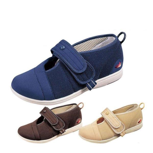 【発売日：2015年03月17日】足に左右差がある方のための片足販売です。軽く、履きやすい、履かせやすい、デイケアタイプの介護靴です。足の甲の高さに応じてバンドの長さが調整可能でいろいろな締め方ができ、脱ぎ履きがらくらくです。靴底には滑りに...