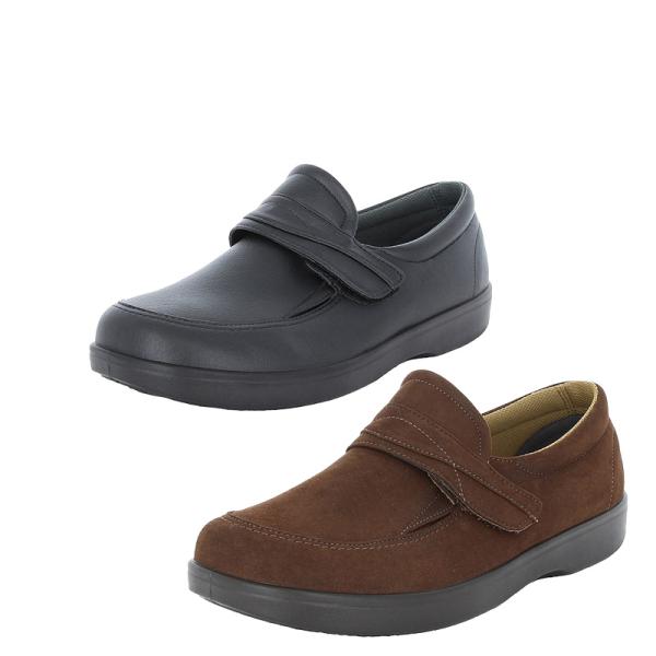 【発売日：2014年08月01日】冠婚葬祭にも最適。ビジネスシューズタイプで、ブラックは冠婚葬祭に最適。マジックバンドの付け根にDカンを採用しているため、マジックバンドが勝手に戻らず、片麻痺、手が不自由な方でも着脱簡単。甲の両サイドが伸縮性...