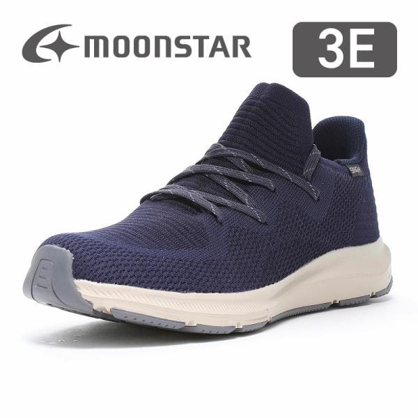 【発売日：2025年01月20日】ムーンスターのメンズスニーカーです。軽さと柔らかさが魅力のクッション性に優れたSNGYcushion（シナジークッション）シリーズです。ニットアッパーで足なじみが良く、通気性に優れています。【EZGO（イー...