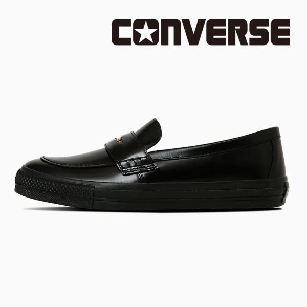【 オールスター コインローファー ブラック 】【 ALL STAR COIN LOAFER BLACK 】コンバース オールスターのパターンアレンジモデル・マリンルックに多く取り入れられるコインローファーをモチーフにしたオールスター・上品...