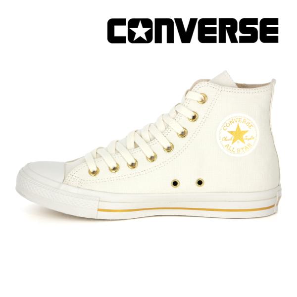 【発売日：2025年11月14日】【オールスター ゴールドストライプ Z HI クリーム】【ALL STAR GOLDSTRIPE Z HI CREAM】オールスターのパターンアレンジモデル・ジッパーを外腰に配した着脱性の高いモデル・ハトメ...