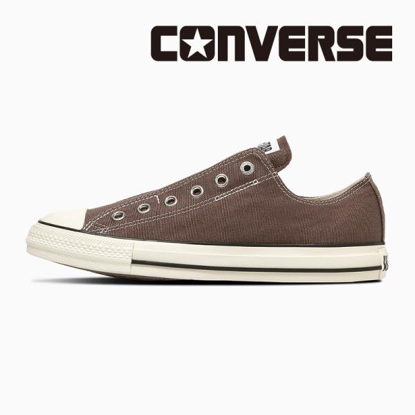【発売日：2025年12月12日】【オールスター スリップ Ｎ OX ダークブラウン】【ALL STAR SLIP N OX DARKBROWN】リニューアルスペックを採用したオールスターのパターンアレンジモデル・脱ぎ履きしやすいスリップ仕...