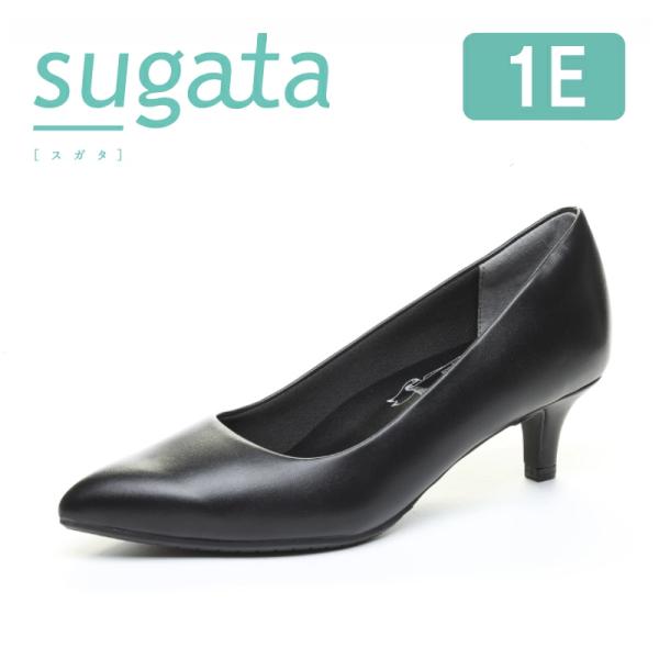 【発売日：2019年02月07日】「ラクに歩けて、うつくしい」がコンセプトのパンプス「SUGATA」シリーズです。屈曲性の良いボロネーゼ製法を採用しています。インソールは足裏形状に合わせたアナトミー設計で荷重を足裏全体に分散します。また、衝...