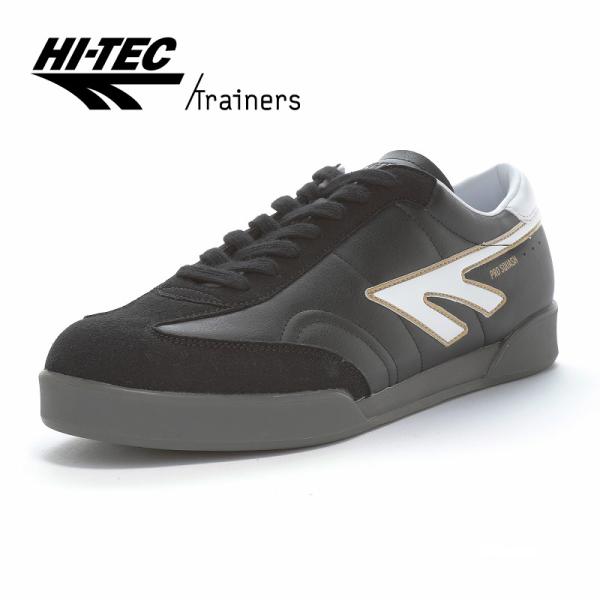 【発売日：2025年08月18日】プロレベルのインドアコートシューズとして84年に開発された“PRO SQUASH”は、グリップや耐久性などチャンピオンシッププレイヤーの要件を満たすテクノロジーを搭載したハイテックを代表するスカッシュシュー...