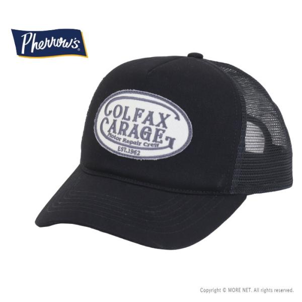 ■サイズ(cm)　実寸  頭回り ツバ  [FREE] 50~60 7  ■素材 フロントパネル・ツバ部分 : 綿 100%メッシュ部分 : ポリエステル 100% ブランド フェローズ PHERROW'S PHERROWS 正規取扱 品番...