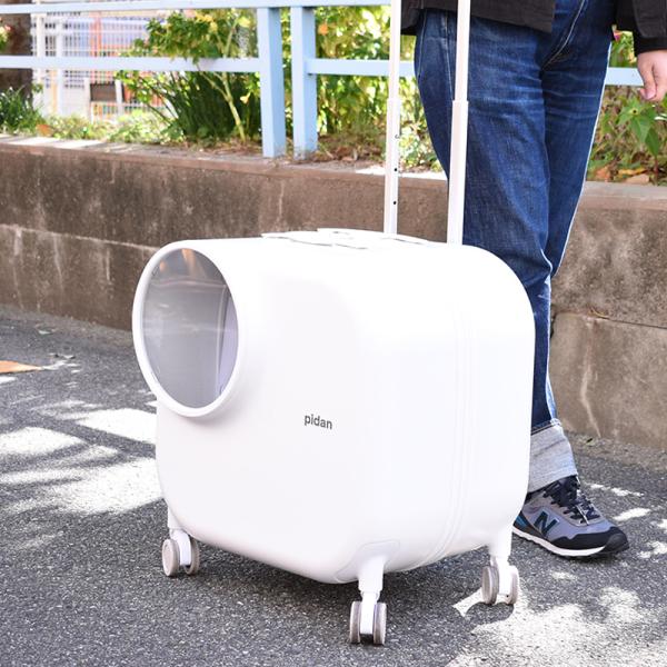 サイズ(最大値)：約49.0×36.0×52.0cm重量：約4.1kg対象：猫材質：ポリカーボネート、ポリエステル繊維耐荷重：10kg充電入力電圧/電流：5V/1A〜2A充電口規格：Type-C保証期間：1年生産国：中国商品区分：猫用キャリ...