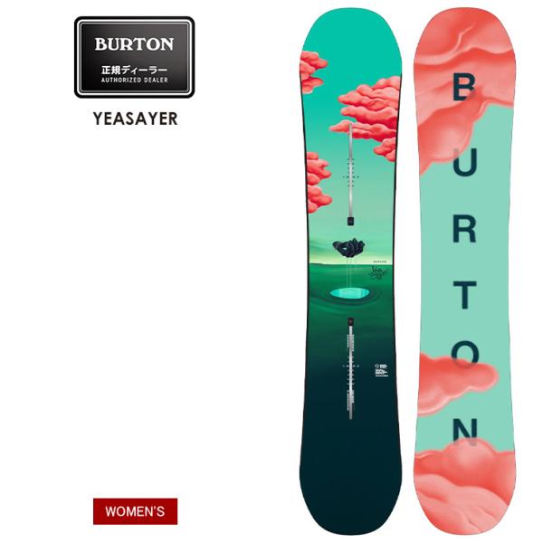 手つかずのピークから慣れ親しんだパークまで、ウィメンズ Burton イェーセイヤー スノーボードはあらゆる障害物を蹴散らしてくれます。Flat Topのカーブ、がディープパウダーでも足裏の安定性をキープ。トゥルーツインなのでレギュラー、ス...