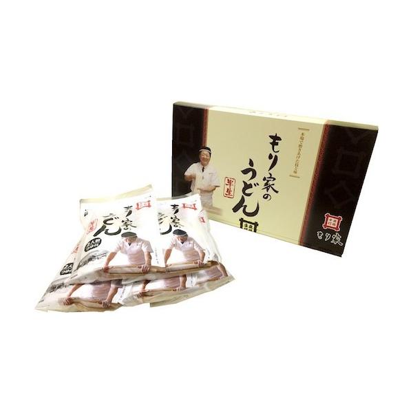 もり家の定番の半生うどんになります。万能つゆがセットになっています。賞味期限が常温で約３ヶ月になりますので、長期保存できます。お店の味を再現できるよう極限まで太くしておりますので、一般的な半生うどんと比べ食べ応えが違います。ぜひお試しください。