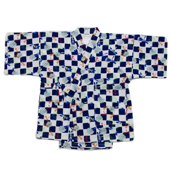 遊々着 甚平スーツ素　材：　綿100％　日本製　サイズ：100ｃｍ　配送料金は0円（メール便・簡易梱包・ラッピング等不可）にてのお届けとなります。