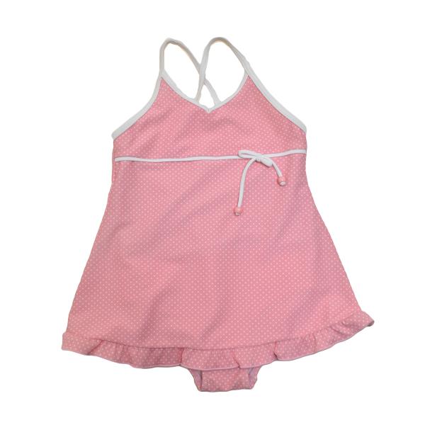 女児　ワンピース水着です。訳あり：現品処分　ご使用には差し支え御座いません。サイズ：110ｃｍ　素材：ポリエステル89％　ポリウレタン11％　配送料金は0円（メール便・簡易梱包・ラッピング等不可）にてのお届けとなります。お届け日時のご指定は...