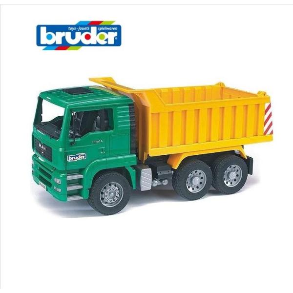 商品名：Bruder MAN Tip up トラック 02765サイズ：45.0×17.5×22.0cm対象年齢：３歳〜メーカー：Bruder（ブルーダー）生産国：ドイツ●Bruder Pro Series（プロシリーズ）スケール 1：16...