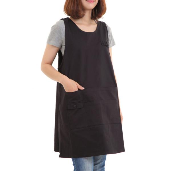 【商品概要】シンプルタイプのしっかりとしたチノ素材のミニ丈カフェエプロン体系カバーできるすっぽり被る脇ボタンタイプエプロンでシンプルで軽く動きやすいのでご家庭はもちろんお店などの作業エプロンとしても使えますよカラー：ベージュ　ブラックサイズ...