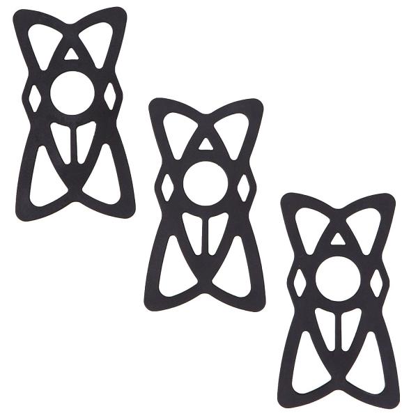 スマホホルダーにスマートフォン、タブレットなどを取り付けたときの落下防止用シリコンゴム（シリコンゴムのみの販売）です。走行中の自転車、オートバイ、スクーターは振動があります。道路には段差がある場合もありスマホが脱落する危険性がございます。こ...