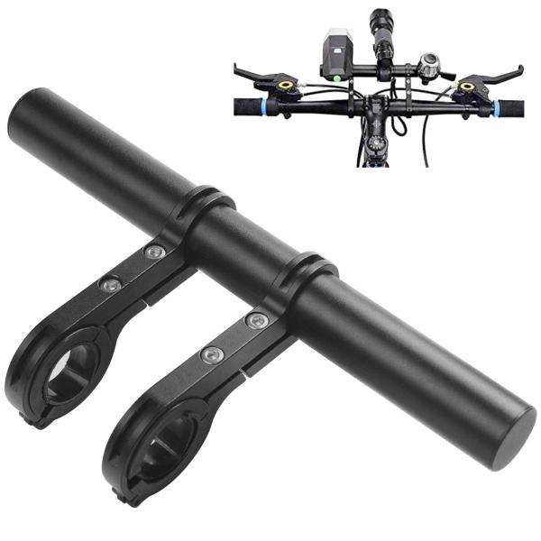 Shengo 自転車ハンドルバー 延長ブラケット 拡張 自転車ホルダー エクステンションマウント 自転車アクセサリー ブラケット 取付場所を増やすフレーム 軽量 アルミニウム合金 (20cm) (20cm)