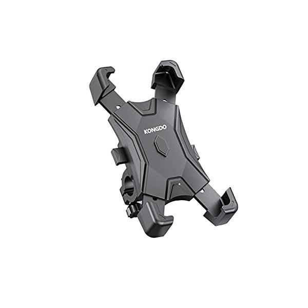 【安定感バッチリ&amp;落下防止】 自転車用スマホホルダーは強化された伸縮システム及び分厚い四隅固定設計を採用し、一般のスマホホルダーよりさらに安定しているだけでなく、スマートフォンもしっかりロックし、ご大切な携帯電話を落下によるダメージ...