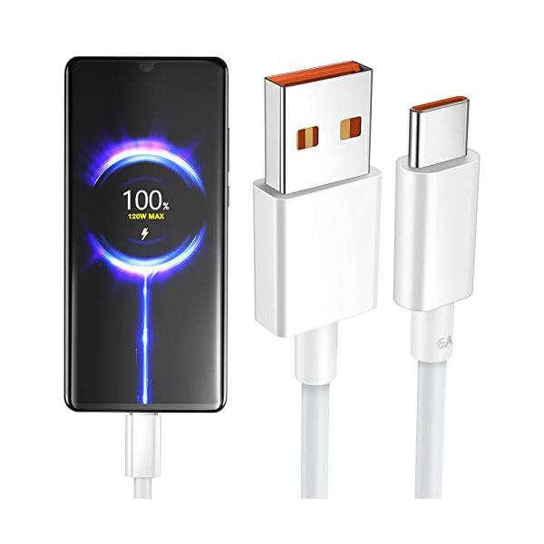 【パッケージ内容】: Xiaomi適用6A USB Type-C データケーブル*1本 (2M）。 注意:ターボチャージ急速充電を実現するには、Xiaomi純正のACアダプター(別売)と合わせてご利用ください。Xiaomiが販売している公式...