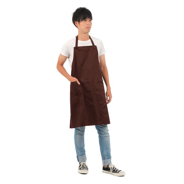 【商品概要】?【スタイリッシュな首掛けタイプ】シンプルで洗練されたデザインのエプロン。フリーサイズだから年齢や身長を問わず、男女共に使えるユニセックス仕様。?【体に優しいボタン式・調整可能な首ひも】金具不使用で痛くなりにくく、2段階で長さ調...