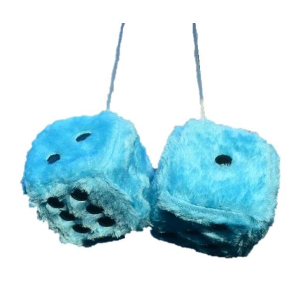 ふわふわの生地で可愛いぬいぐるみタイプのサイコロです。車の装飾やインテリアなどにお勧めです。吸盤付きなのでガラスや鏡などに手軽に付けることができます。カラーバリエーションも豊富なのでお好みのカラーを選んでみても◎サイズ：7.5cmｘ7.5c...