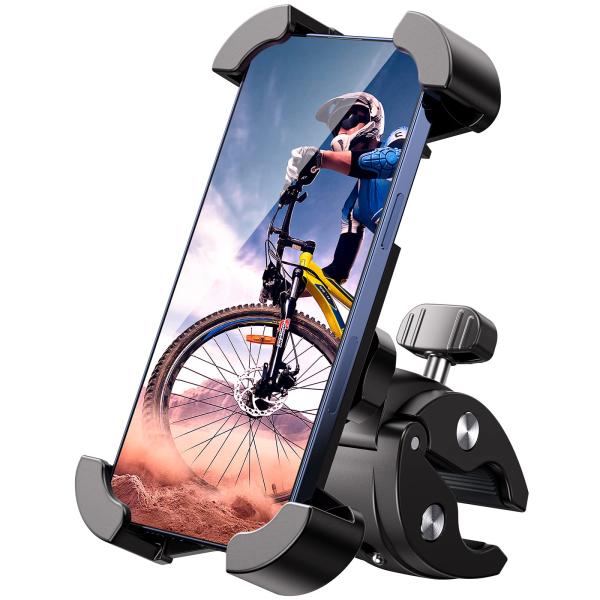 【対応機種＆15〜40 mmのハンドルバーに適用】この自転車スタンドは4-7.2インチのスマートフォンに適しています。例えばiPhone 14, 14pro, 14pro max, 14Plus, 13 13 Pro, 13 Pro Max...