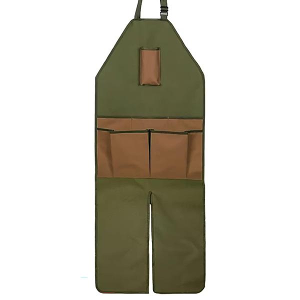 【商品概要】草刈りやガーデニング、陶芸などの作業にぴったりなワークエプロン・ガーデニングエプロンです。大容量6ポケット付き 農作業でよく使う手袋・スコップ・剪定ハサミなどを効率よく収納でき、効率よく作業ができます。バックル固定 裾部分が分か...