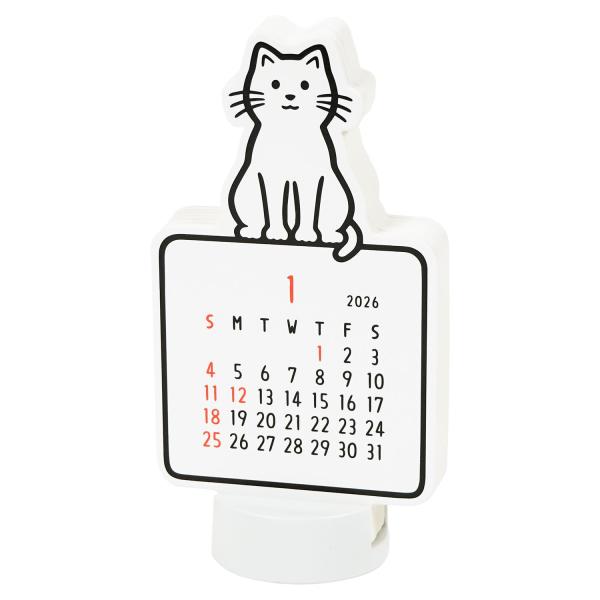 【商品概要】人気イラストレーター「Ｎｏｒｉｔａｋｅ」のシンプルでキャッチーのイラストのカレンダー。スタンド付き卓上カレンダー２０２７年１月まで使用可能１３枚つづり（両面印刷）・日曜始まり【商品説明】【商品詳細】ブランド：GreetingLi...