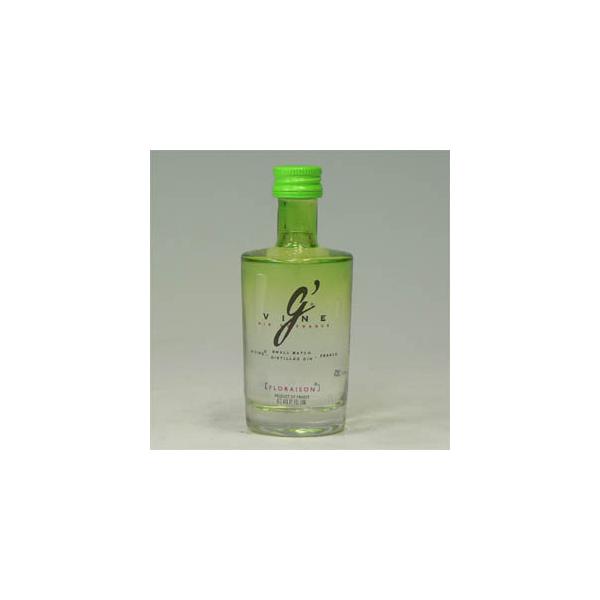 ●お一人様12本まででお願いします●【容量】50ml　ジン　フランス【商品コード】654023　G'Vineは、フランスのコニャック地域(Ugniブラン・ブドウ種類を使用する数世紀前の、蒸留得たジン。酸性度において高く、風味において中立です。