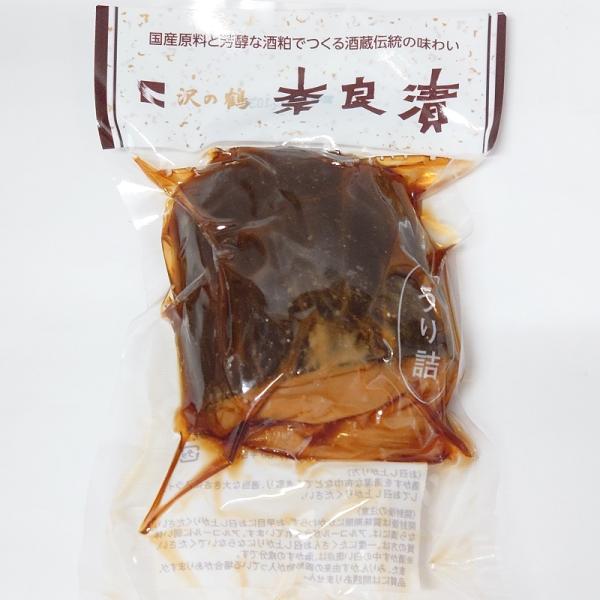 清酒メーカーだけに、酒粕をふんだんに使った奈良漬け。沢の鶴の日本酒と合わせると、これ以上ないベストマッチ。お茶漬けにもＯＫ。●【産地】日本　【仕入元】国分西日本株式会社　本店　【商品コード】7984