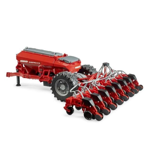 はたらく自動車　ミニカー　３歳　男の子　ブルーダー商品名：Horsch 真空播種機 Maestro 8CX 02037サイズ：幅520ｘ奥行374ｘ高さ153（mm）対象年齢：４歳〜材質：プラスチック、ゴム生産国：ドイツ「なぜ、どうやって動...